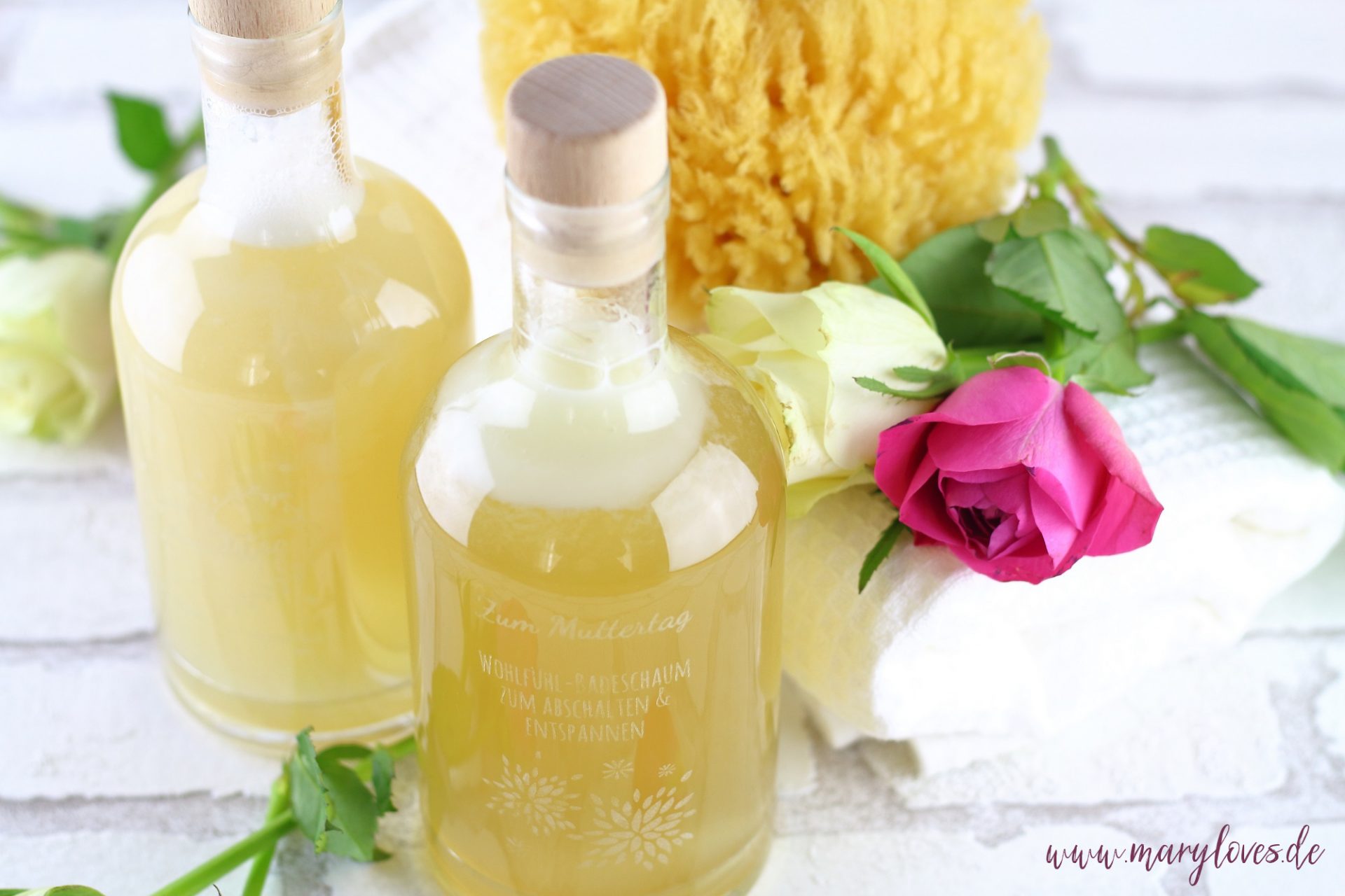 DIY Natürlicher Badezusatz als Geschenkidee zum Muttertag - Mary loves